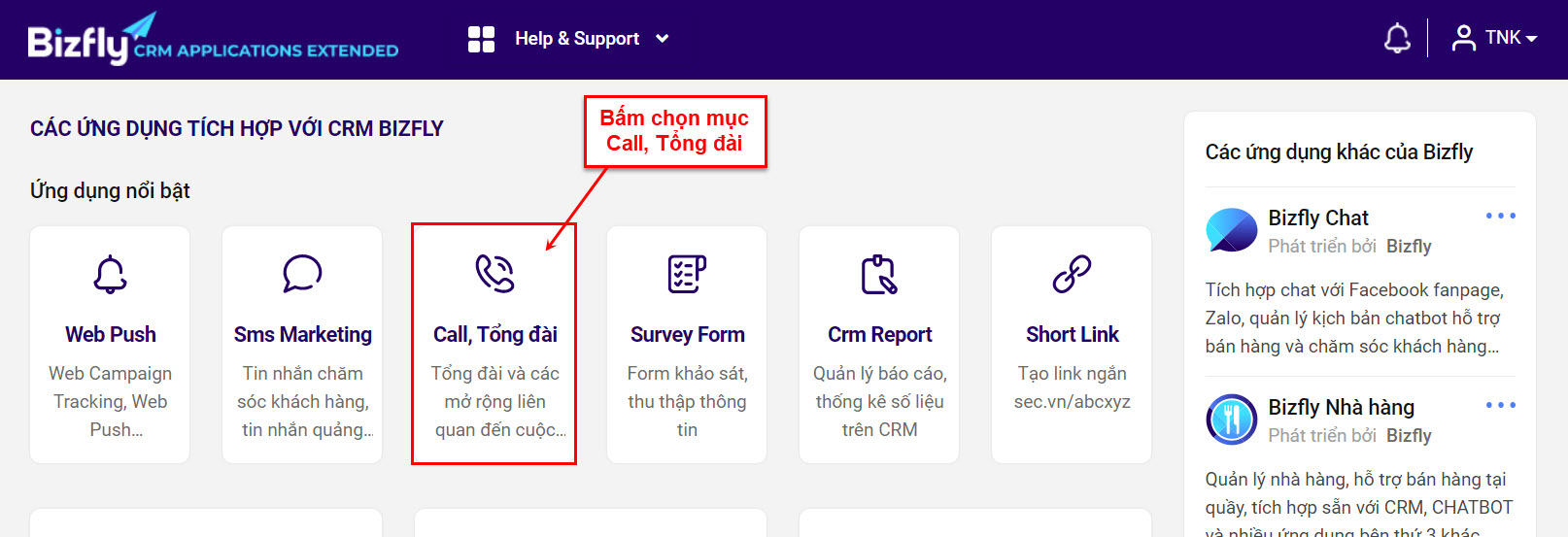 Đồng bộ dữ liệu trên CRM Bizfly - help.bizfly.vn
